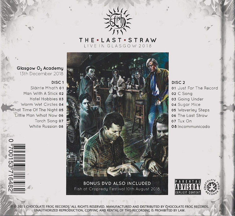 Fish - The Last Straw - 2CD/DVD Digibook - New / Sealed / Mint - OOP ...