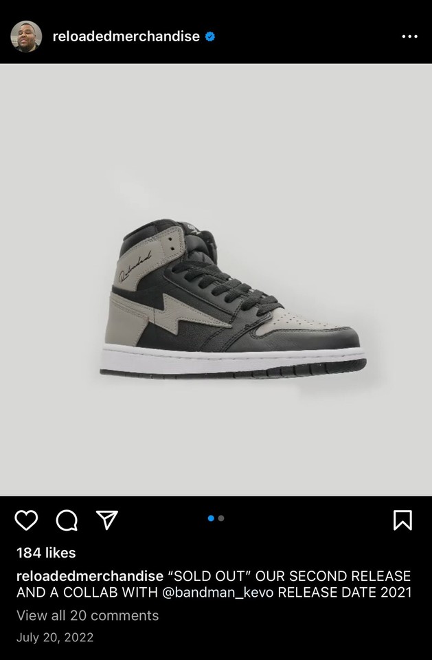 Reloaded Merch Air Omi Shadows Mens Size 8.5 | eBay