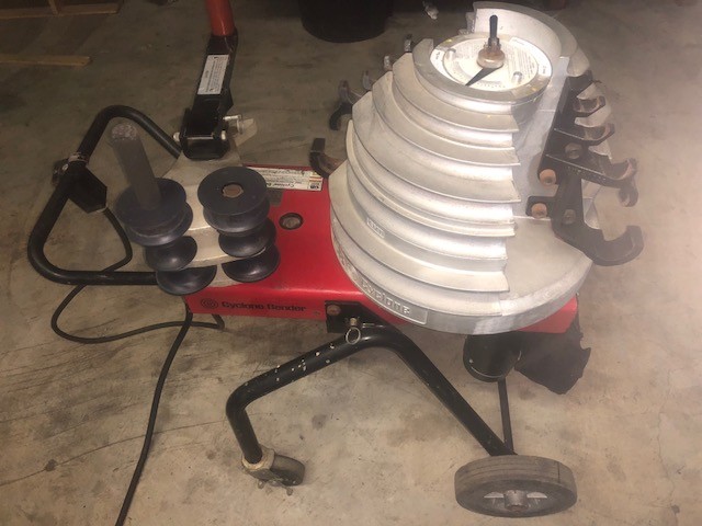 GB ENERPAC CYCLONE B-2000 CONDUIT BENDER GREENLEE 555 854 855 PVC ...