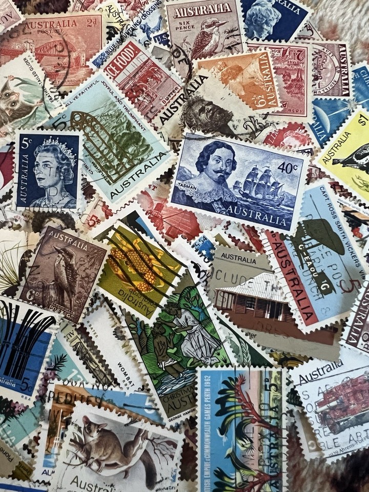Lot Of 100+ Australian Stamps Used Off paper | eBay