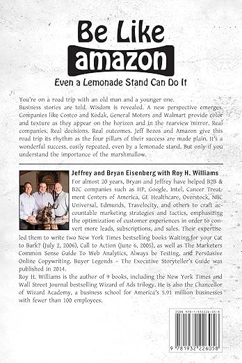 Be Like Amazon: Even a Lemonade Stand Can Do It Hardcover – June 2 ...