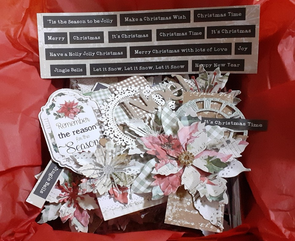 Anna Marie Designs Christmas selection - Card, Paper, Flowers, Die cuts ...