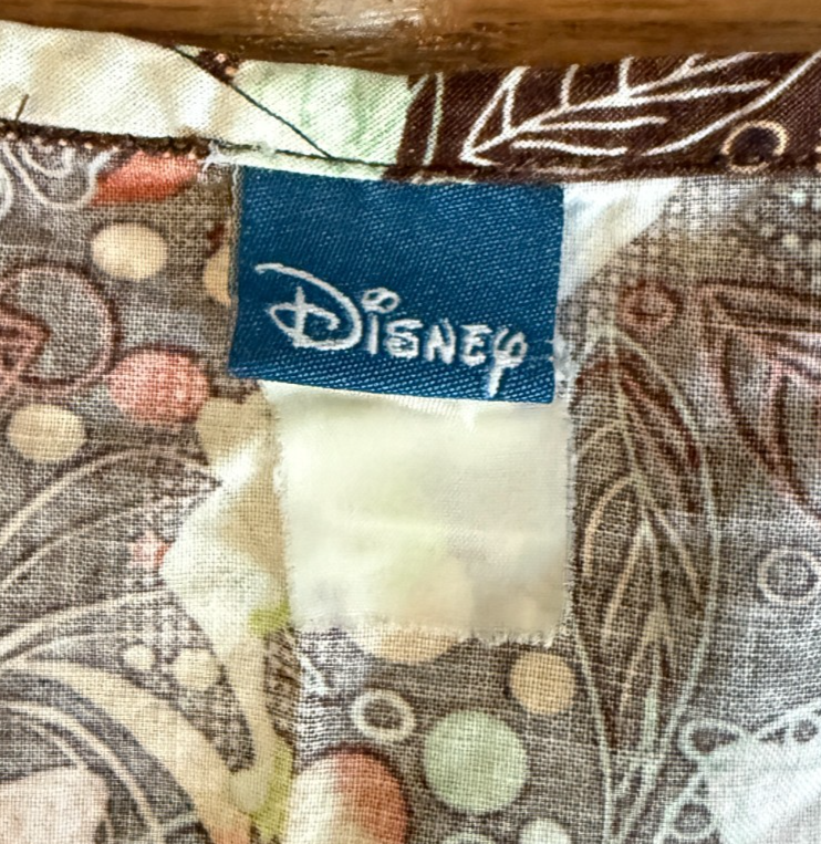 Disney Tinkerbell Peter Pan Scrub Top Doctor Nurse Medical Women's S ...