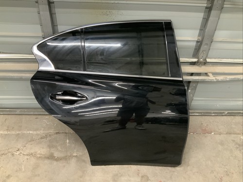 14-24 INFINITI Q50 REAR RIGHT SIDE COMPLETE DOOR OEM BLACK #0121 | eBay