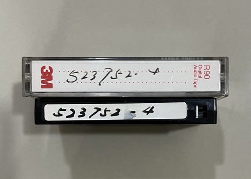 The Very Best Of Cream DAT Studio Production Master Cassette Tape Ultra ...