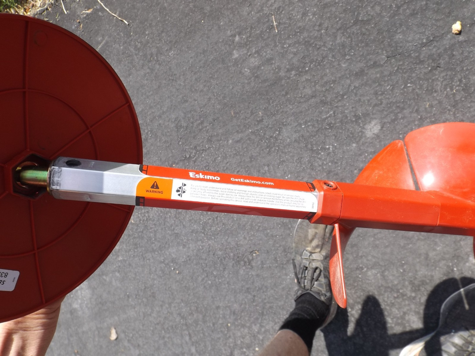 Eskimo Pistol Bit Drill-Adaptive Auger 8-Inch Centering Point Ice ...