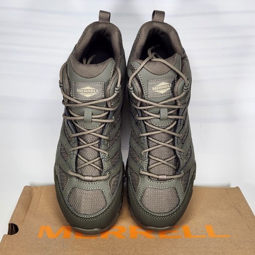 Size 10.5 - Merrell Moab 3 Mid Tactical Waterproof - Dark Olive - Mens ...