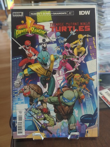 Mighty Morphin Power Rangers/Teenage Mutant Ninja Turtles #1B, Mora ...