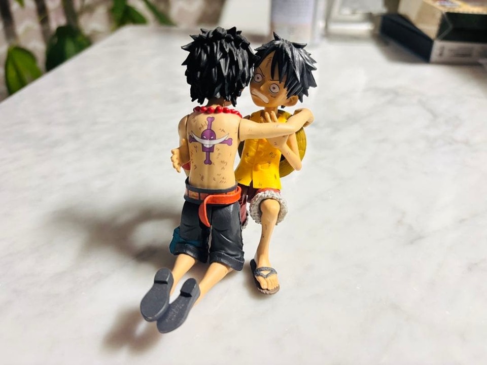 One Piece Cry Heart Luffy & Ace Figure Set 2pcs Used Collectible | eBay