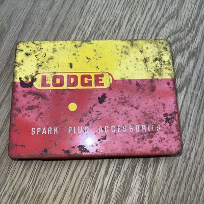 Lodge Spark Plug Accessories Vintage Tin | eBay UK