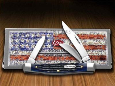 Case xx Knives Med Stockman Rogers Corn Cob Jigged Blue Bone 02806 | eBay