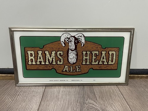Vintage Rams Head Ale ROG Beer Sign | eBay