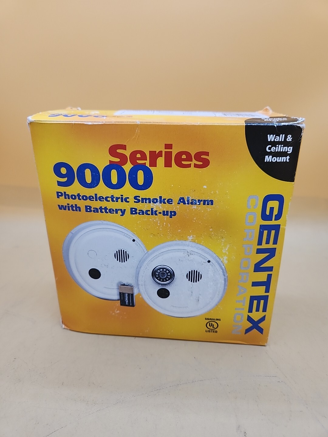 Gentex 9123F 120VAC/9VDC Photoelectric Smoke Alarm - White for sale ...