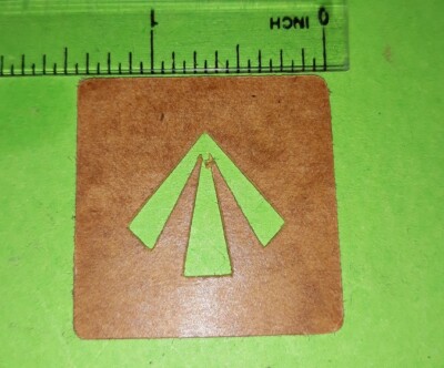 7/8" Flared MOD OS Pheon Crows Foot Broad Arrow STENCIL British Crown ...