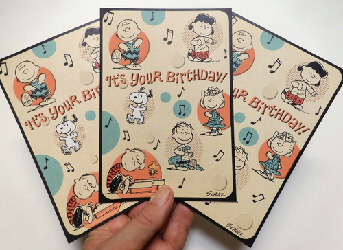 3 Cards DaySpring Happy Birthday Peanuts Gang & Snoopy It's your ...