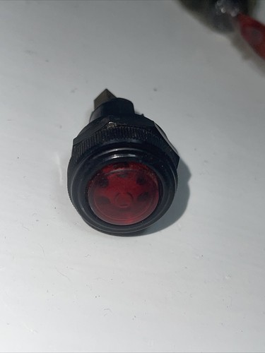 HELLA RED CONTROL DASH LAMP VINTAGE CAR LIGHT CAR BMW VW PORSCHE 356 ...