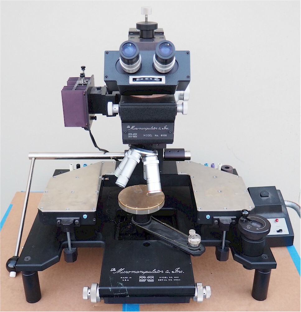 Micromanipulator Co. Model 6000 Wafer Probe Station *clean and shiny ...