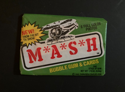 1982 Donruss MASH Trading Cards Wax Pack Factory Sealed! $1 shipping ...