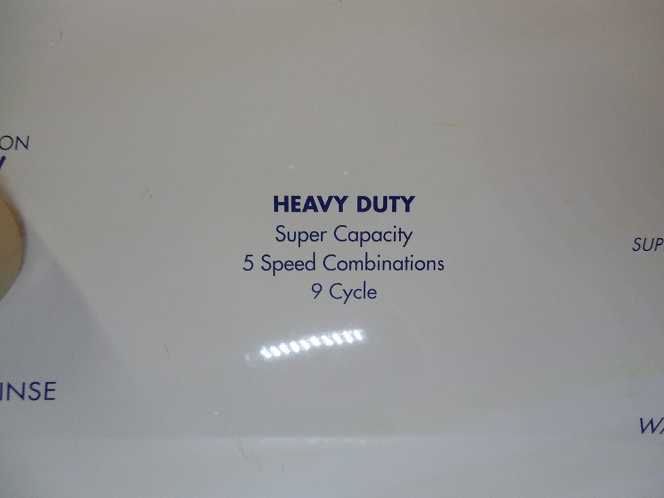 PART ONLY Crosley Whirlpool CAWS953RQ1 Top Load Washer Washing Machine ...