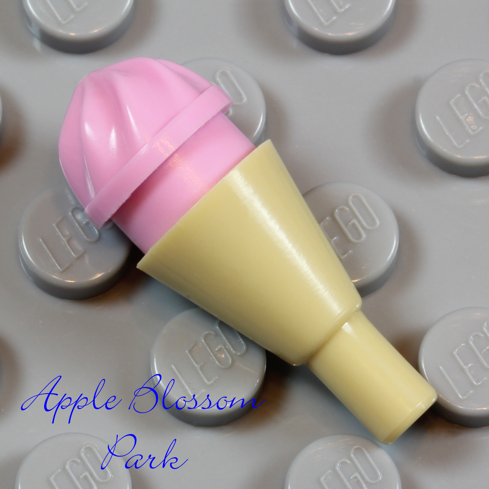 NEW Lego Minifig PINK ICE CREAM Scoop w/Tan Cone - Girl Friends ...