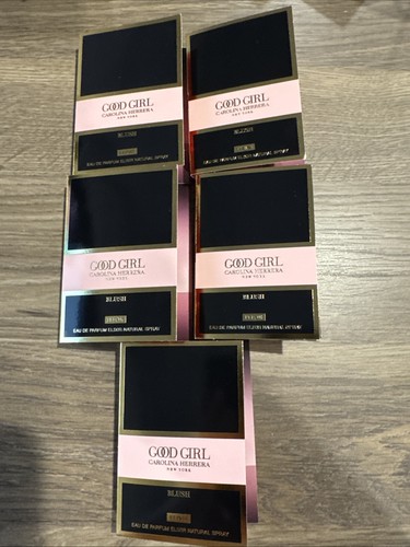 Lot of 5 Carolina Herrera Good Girl Blush Elixir - Sample Vials | eBay
