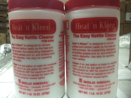 HEAT n Kleen clean Popcorn machine Kettle cleaner 2095 Gold Medal 31oz ...