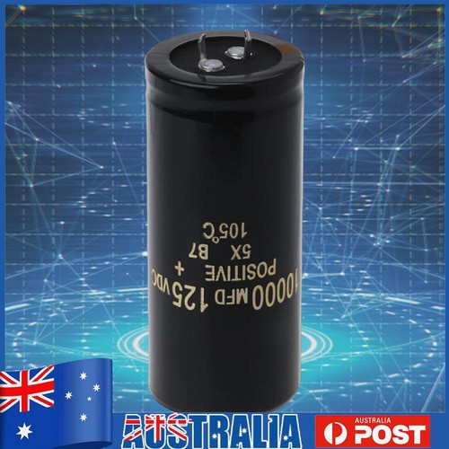 125V 10000uF Farad Capacitance Aluminum Electrolytic Filter Current ...
