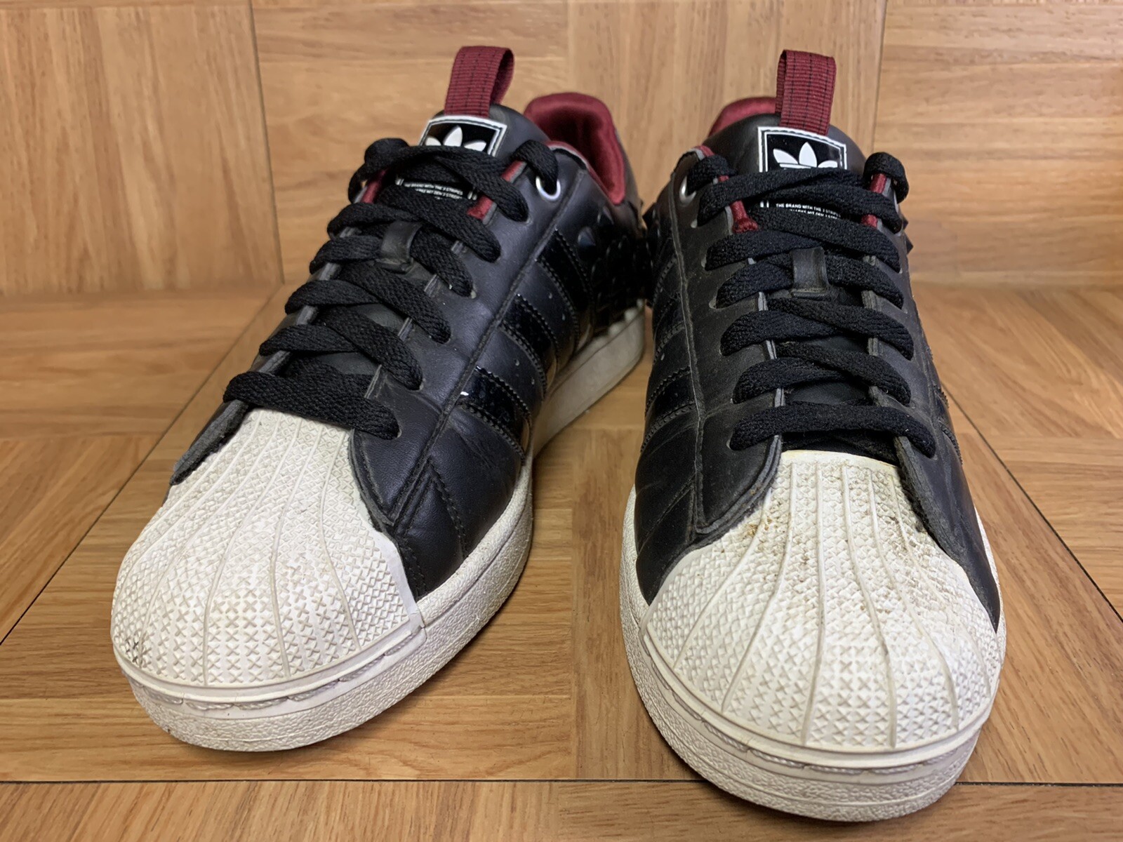 RARE🔥 Adidas Superstars Deluxe Men's Leather Studded… - Gem