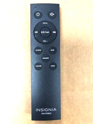 Insignia NS-HTSB22 Remote Control Soundbar Audio System Speaker with ...