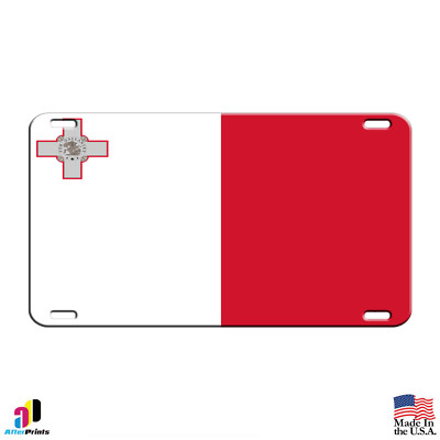 Malta Country Flag License Plate Home Wall Decor Novelty Aluminum Metal ...