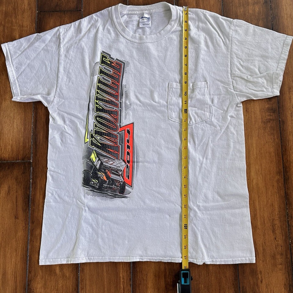 2014 Knoxville Raceway T-Shirt Size Large Sprint Car Vintage Racing Tee ...