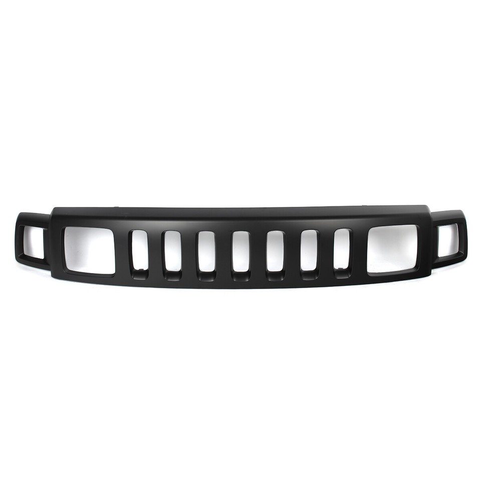 Factory Style Matte Black Front Bumper Upper Grille For Hummer H3 H3T ...