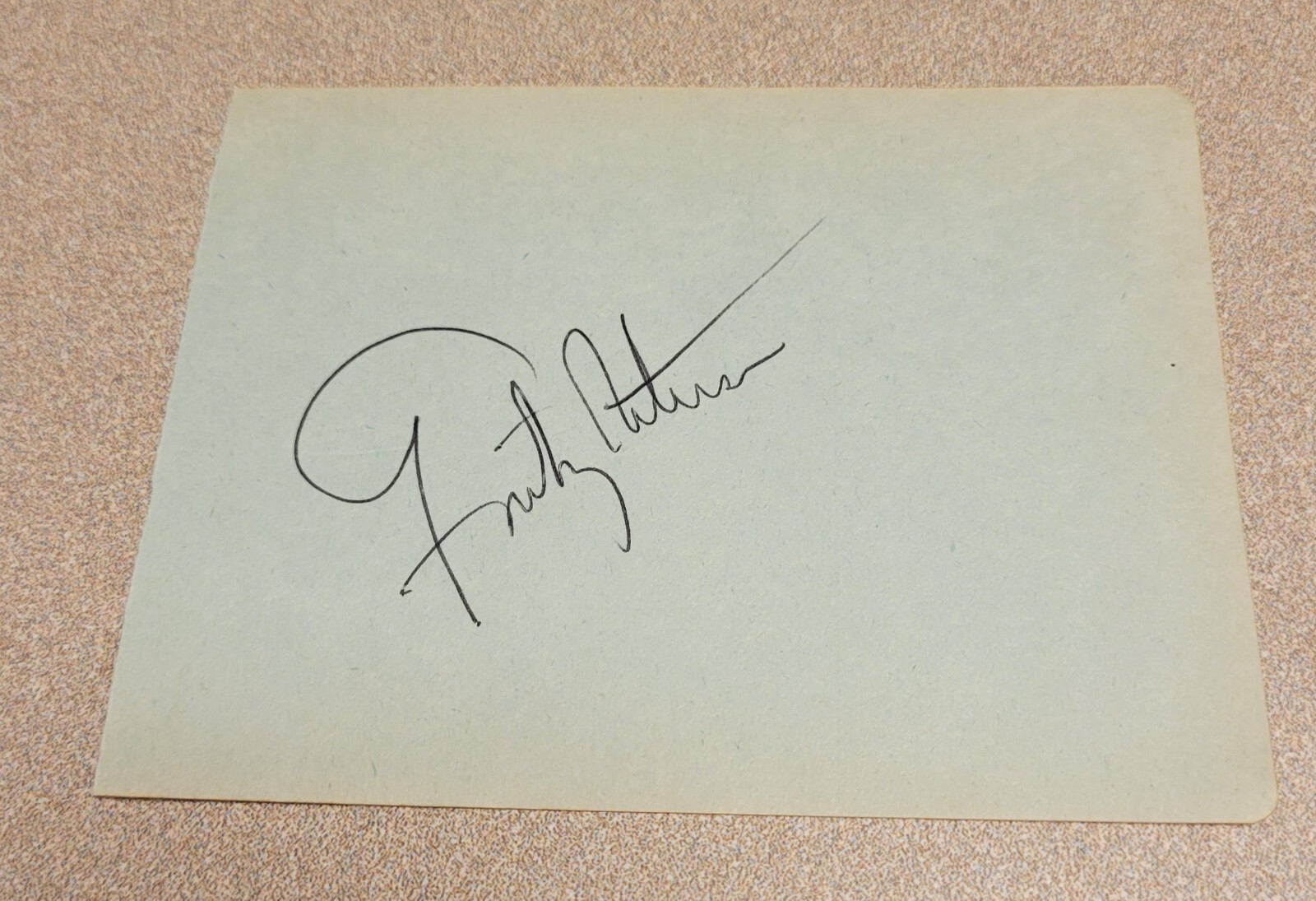 FRITZ PETERSON SIGNED BASEBALL AUTOGRAPH ALBUM PAGE NY YANKEES INDIANS ...