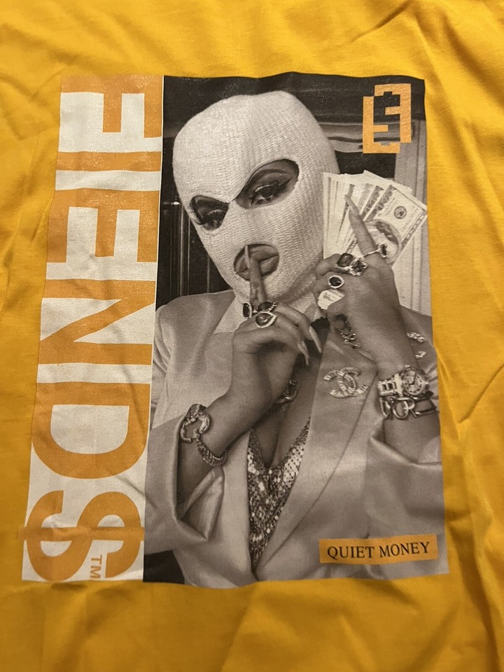 fiends Quiet Money Yellow shirt size Xl | eBay