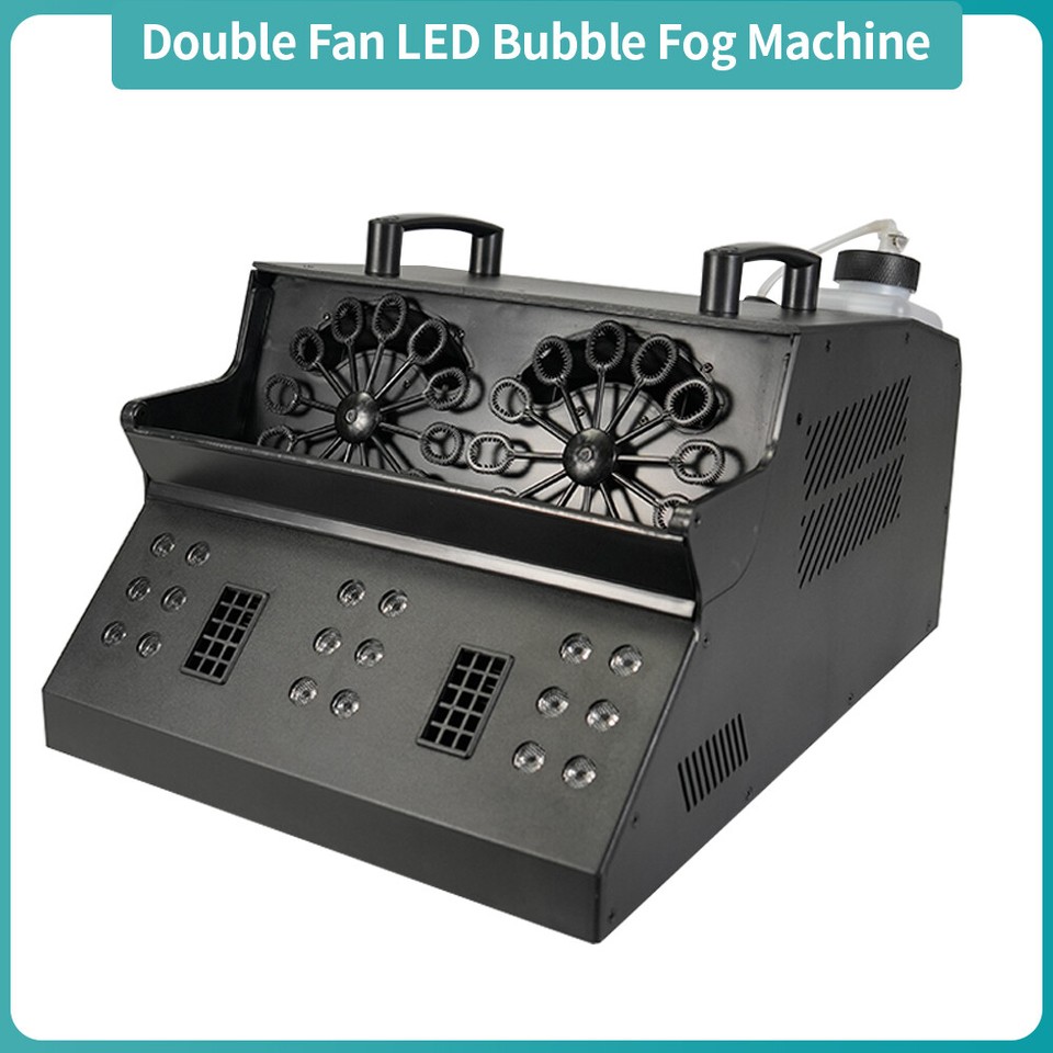 3 IN 1 Smoke Fog Bubble Machine LED Stage Light Fogger DMX Remote DJ | eBay