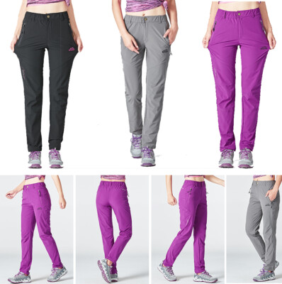 NEW Women Waterproof Breathable Outdoor Hiking Elastic Quick-drying ...