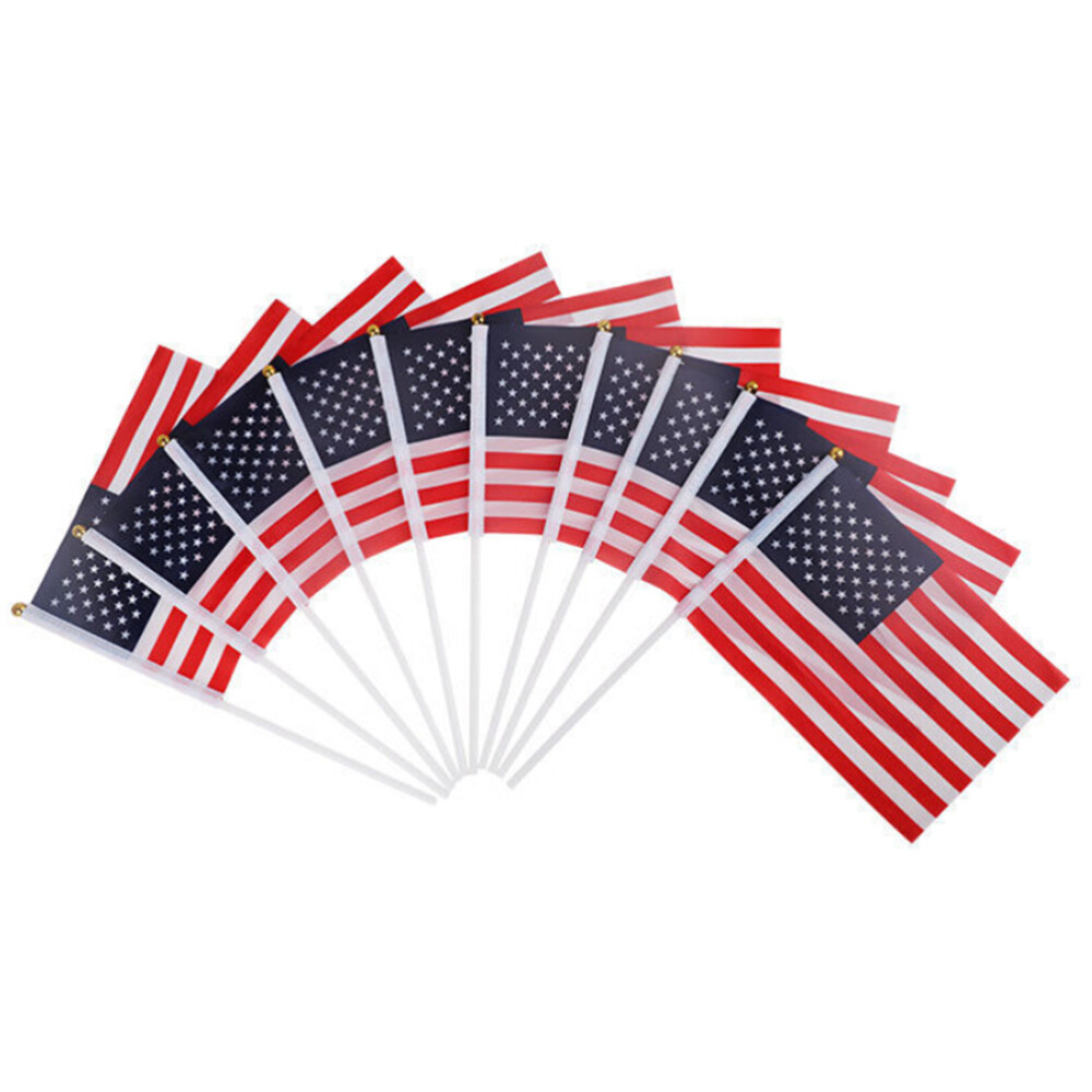 Small Metal American Flags New York City NYC American Flag" Metal