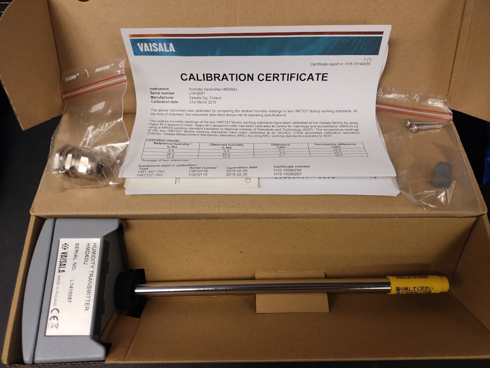 Vaisala Humidity Transmitter HMD60U | eBay