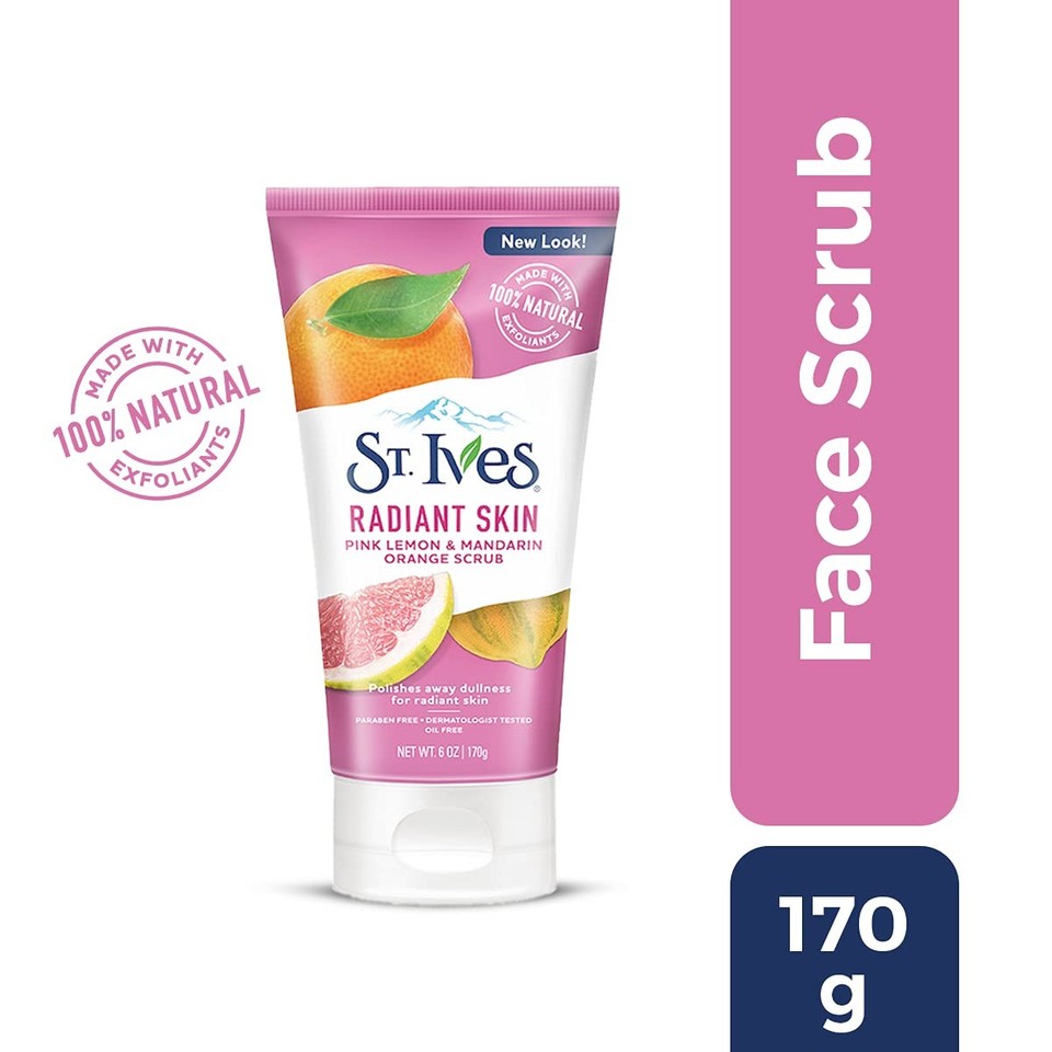 Radiant Skin Scrub For Dull Skin Pink Lemon and Mandarin Orange ...