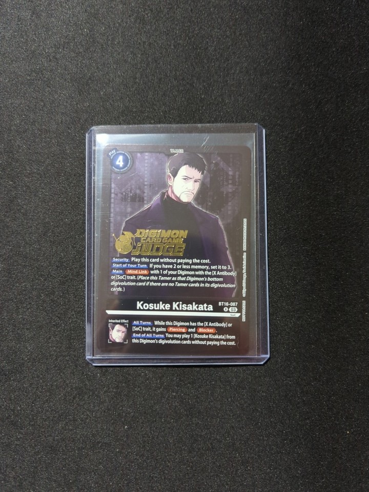 Digimon TCG - Judge Promos - Kosuke Kisakata (BT16-087) - ENG NM | eBay