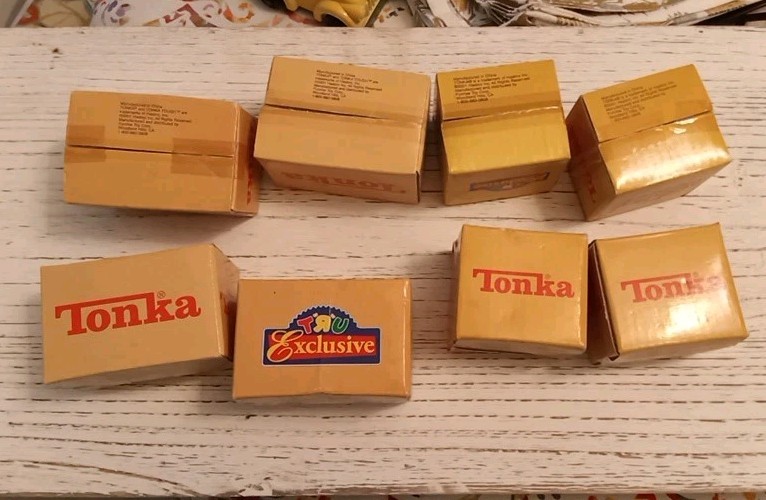 2001 Tonka Mini Moving Promo Lot of 8 Cardboard Boxes Vintage | eBay