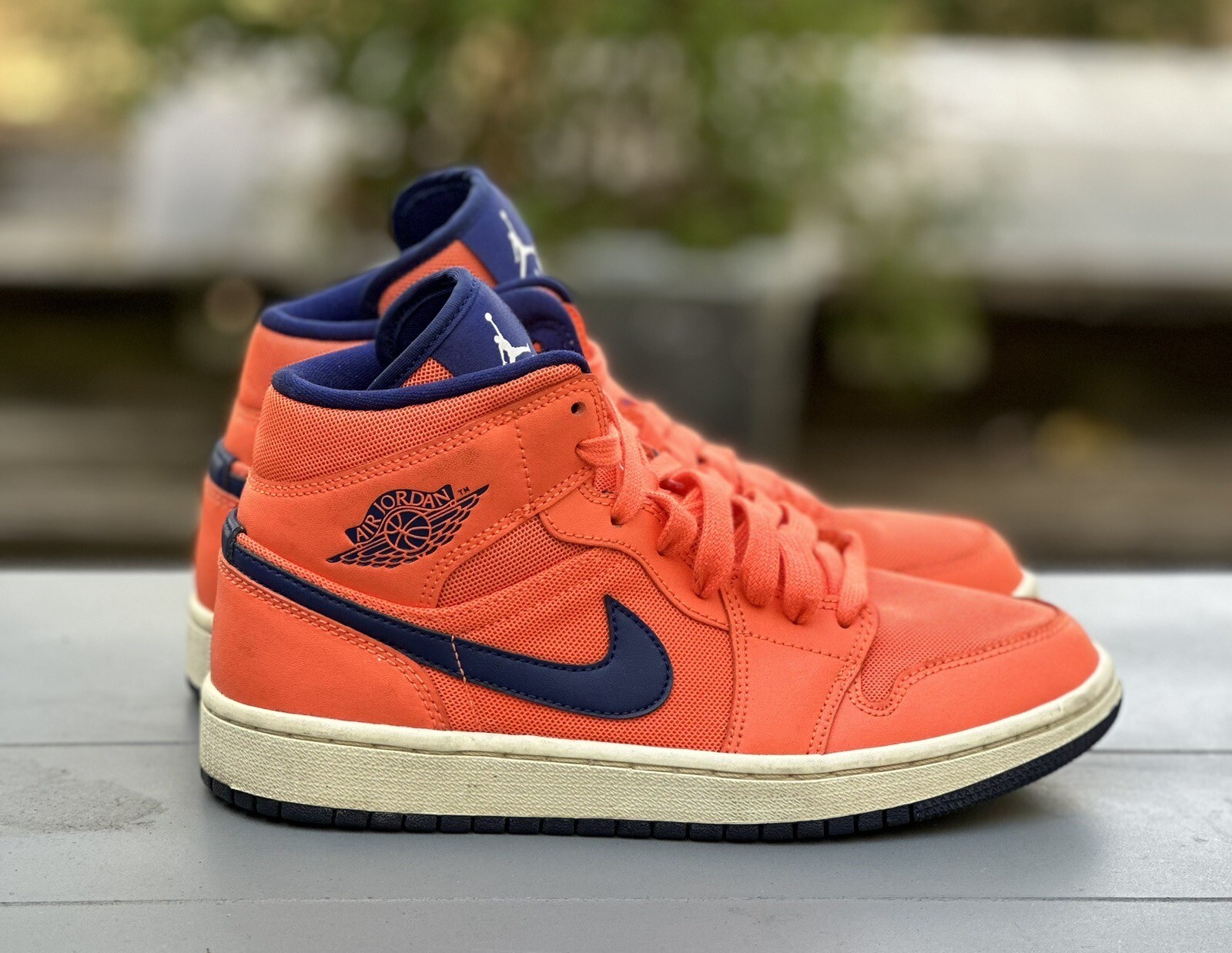 Nike Air Jordan 1 Mid Turf Women's Size 8 Turf Orange… - Gem