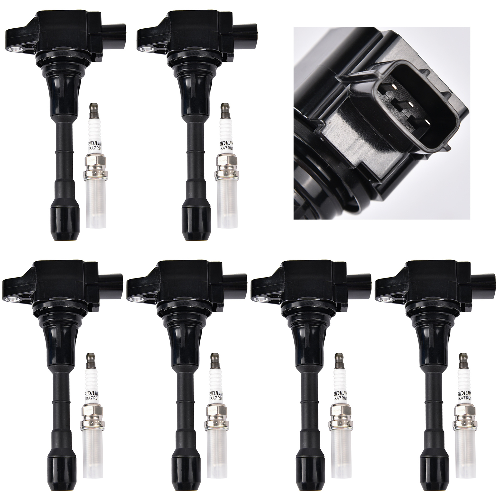 Set of 6pc Ignition Coils & Spark Plug for 2009-2019 Nissan Murano V6 3 ...