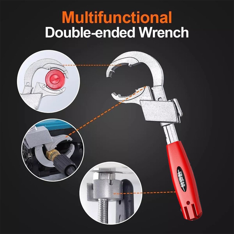 Adjustable Wrench Universal Monkey Spanner Multi-function Plumbing Hand Tools | eBay