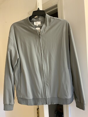 Soma Weekend Tech Knit Bomber Jacket Sz S NWT! Gray | eBay