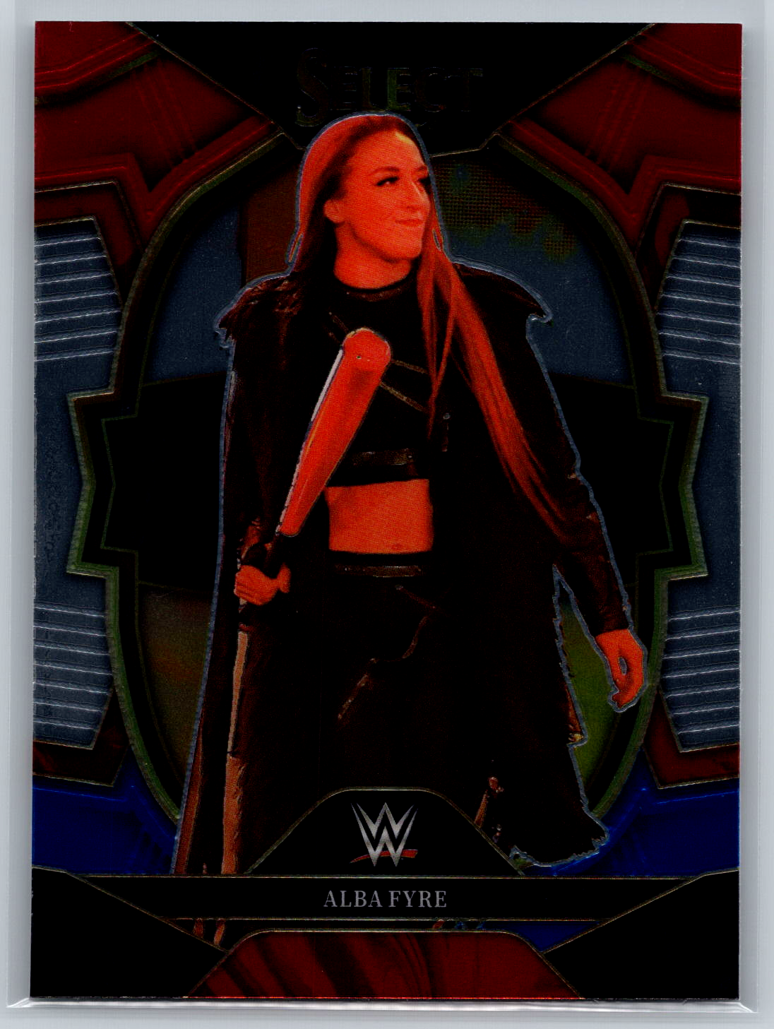 Alba Fyre 2023 Panini Select WWE Retail Red & Blue #3 Concourse Kay Lee ...