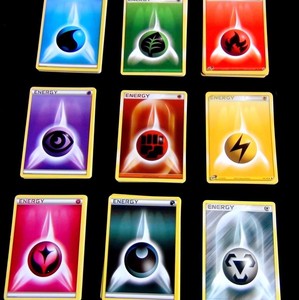 90 POKEMON TCG BASIC ENERGY CARDS LOT: 10 OF EACH TYPE FAIRY, METAL ...