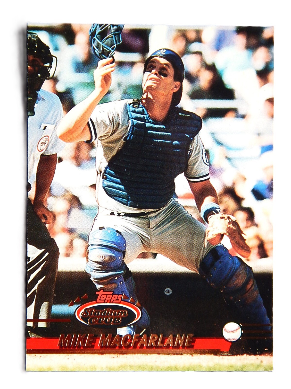 Mike MacFarlane #470 Topps Stadium Club 1993 Baseball Card (K.C. Royals ...