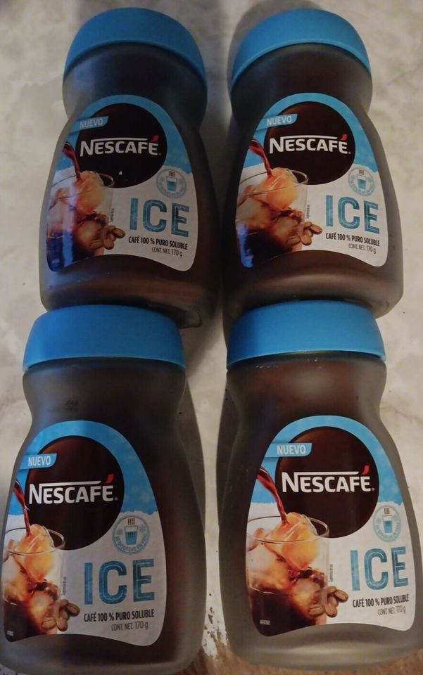 4 X NESCAFE ICE/INSTANT ICED COFFEE/CAFÉ SOLUBLE PARA FRIO/170G | eBay