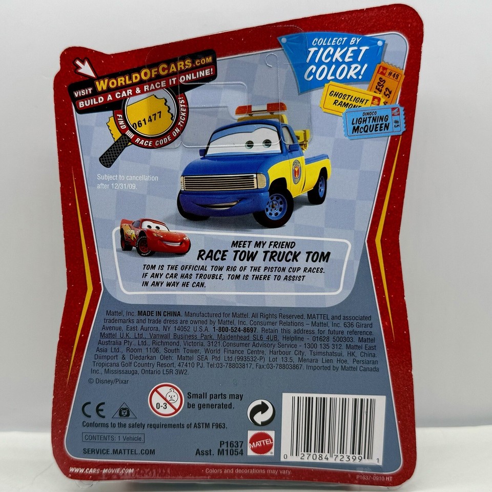 Disney Pixar Cars Chuck Manifold #86 Race O Rama Mattel Diecast 1:55 ...